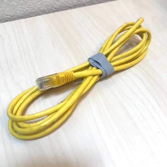 Source Unknown | Networking | Ethernet Cable Yellow New 7 Feet Long ...
